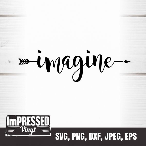 Imagine Svg - Etsy