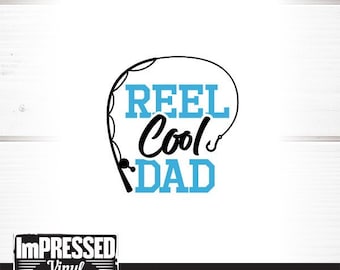 Reel Cool Dad Svg | Etsy