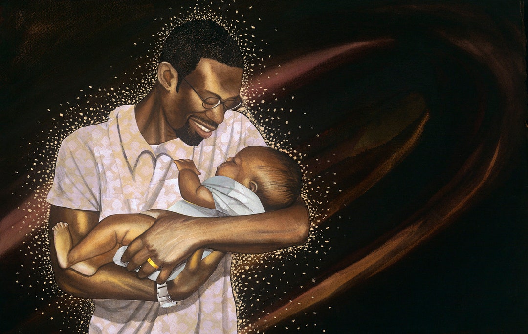 Circle of Daddy's Arms, Bryan Collier Art - Etsy