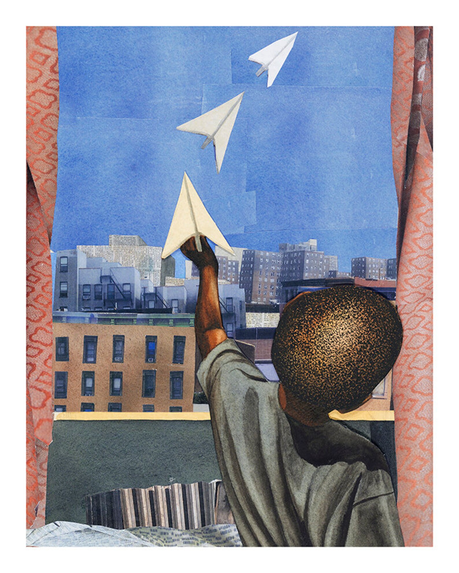 The Flight, Bryan Collier Art - Etsy