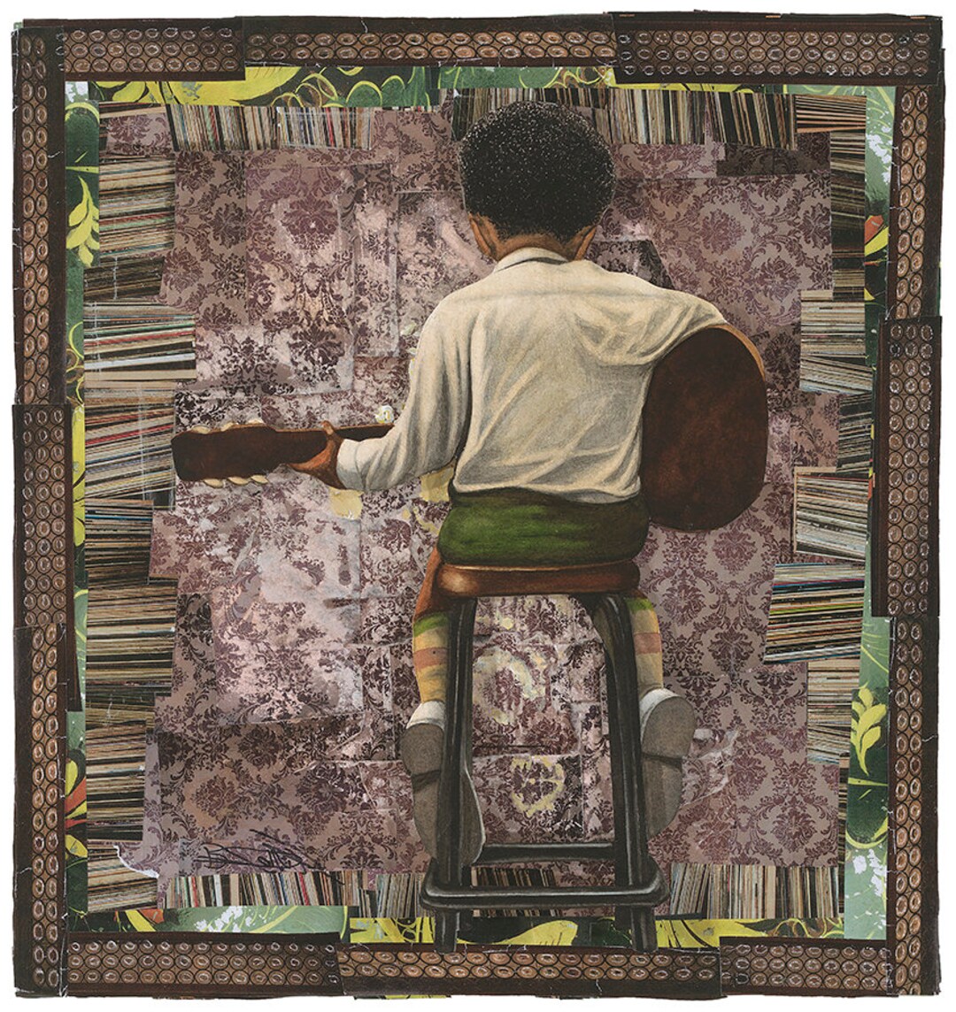 Music and Me, Bryan Collier Art - Etsy