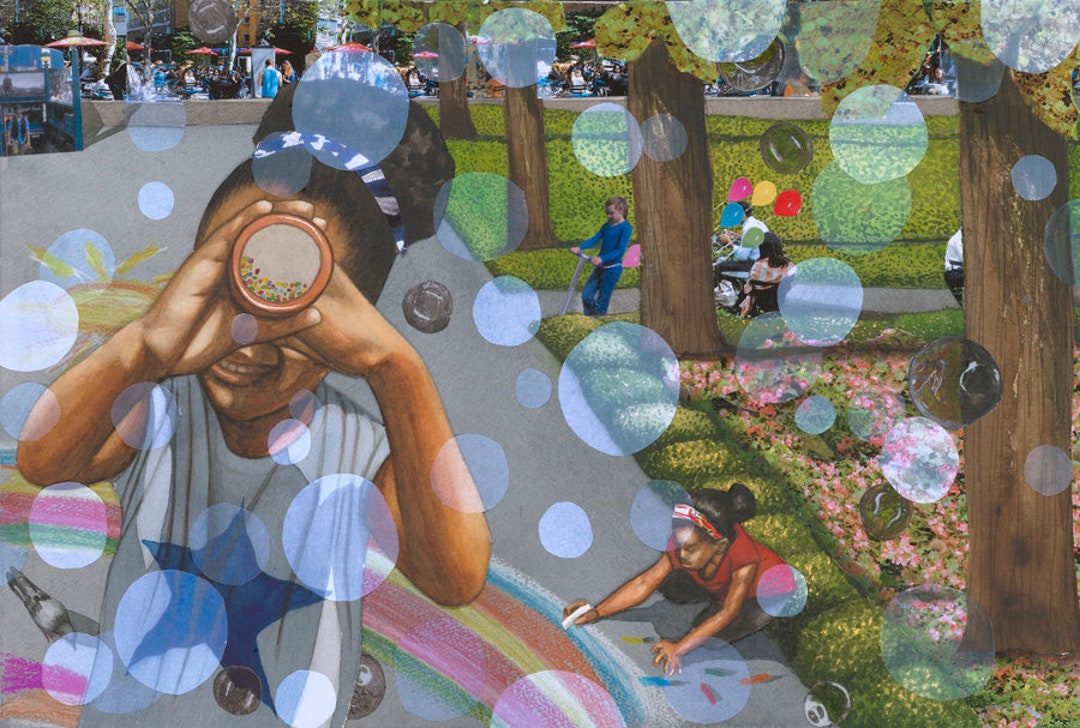 Circles, Bryan Collier Art - Etsy