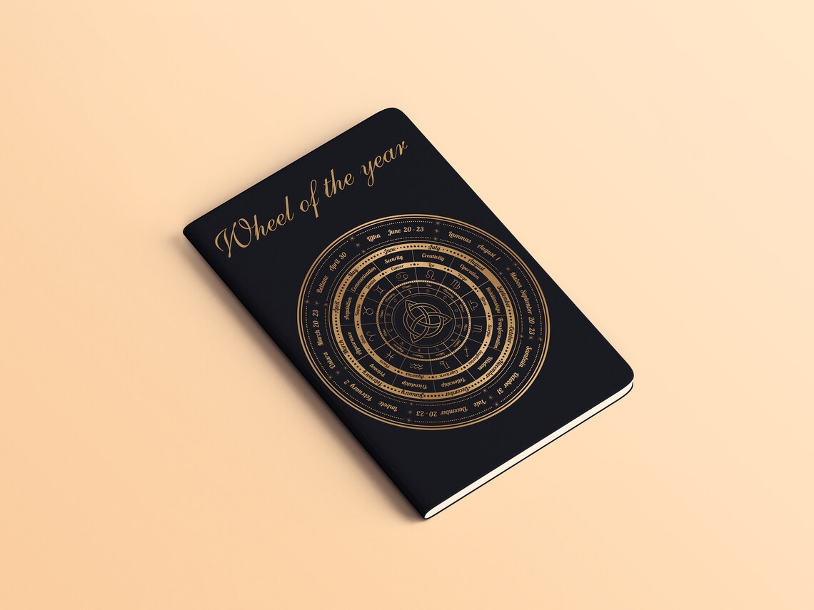 Wiccan Wheel of the Year. Astrology Wheel. Wiccan Gathering. - Etsy