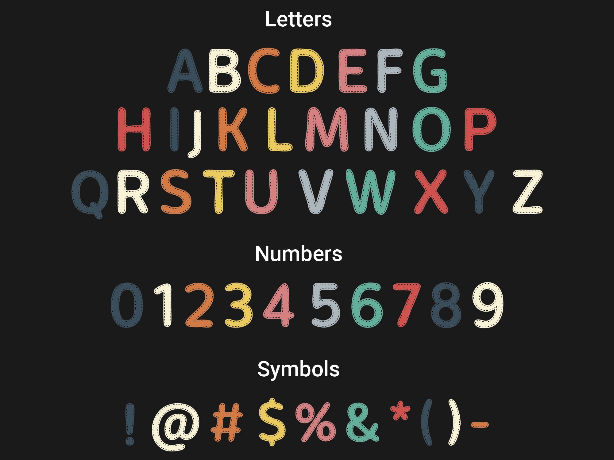 Stitched Letters. Alphabet SVG PNG Files. Sublimation. Commercial Use ...