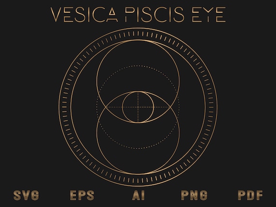 Vesica Piscis Eye. Sacred Geometry. Fibonacci Golden Ratio. - Etsy UK