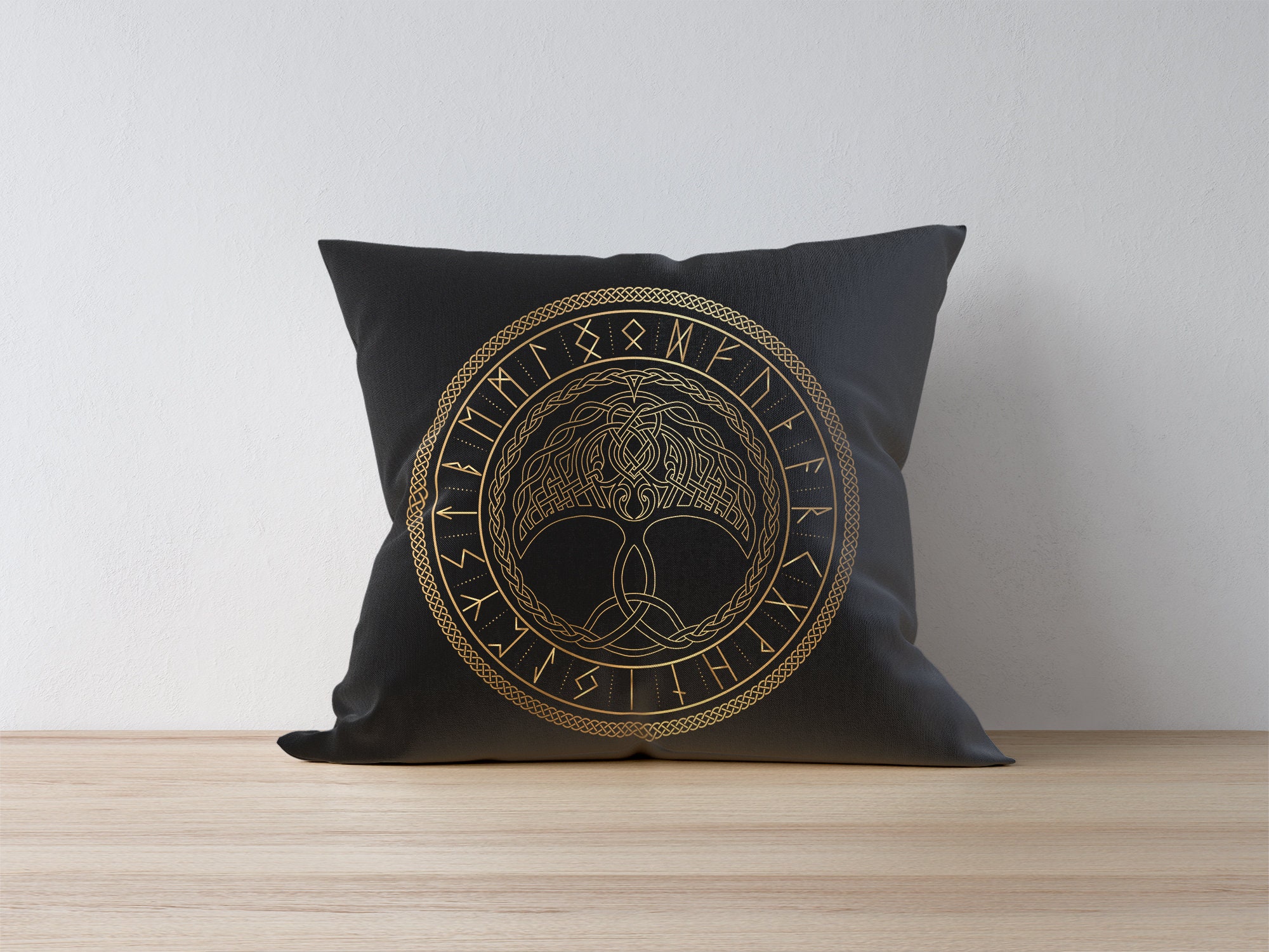 Yggdrasil in a Runic Circle. Tree of Life. Wall and Print Art. - Etsy