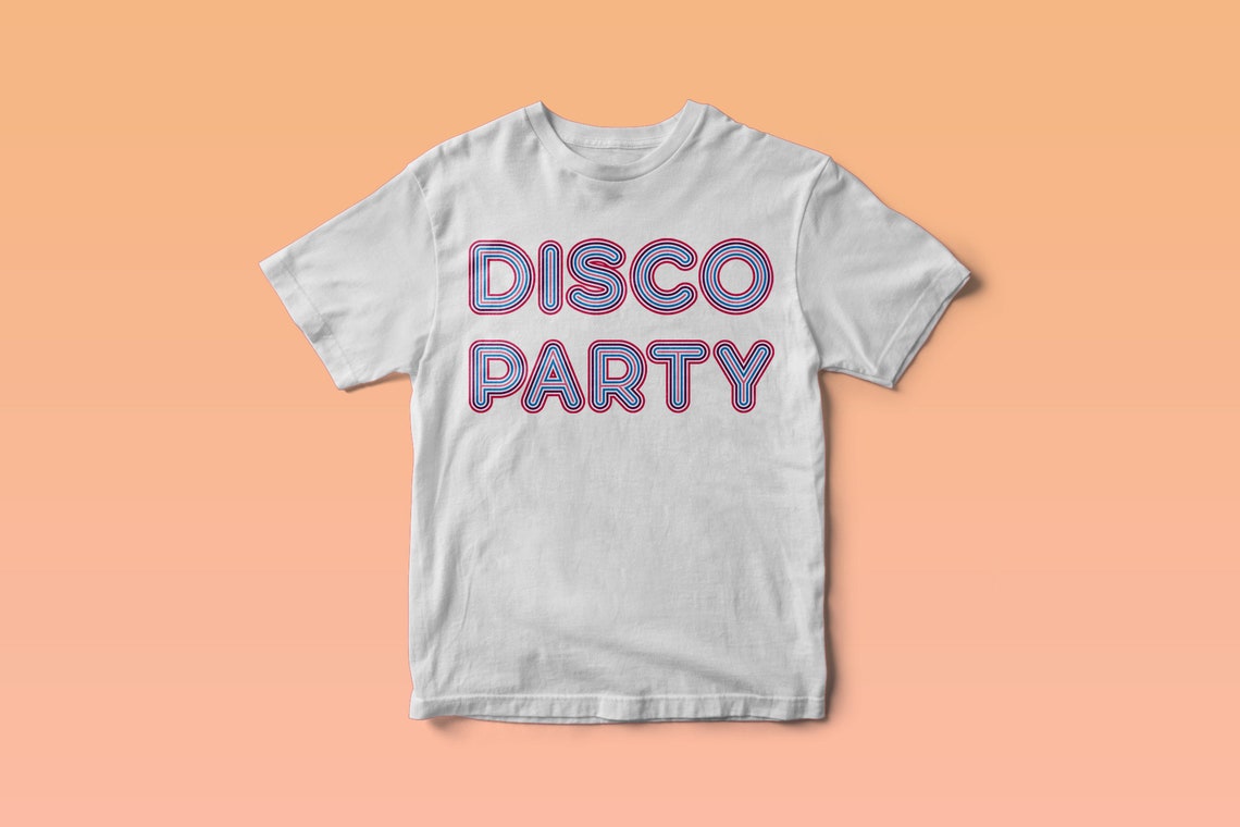 Retro Disco Font. Letters With Rounded Lines. Clipart Alphabet. Ai, Eps ...