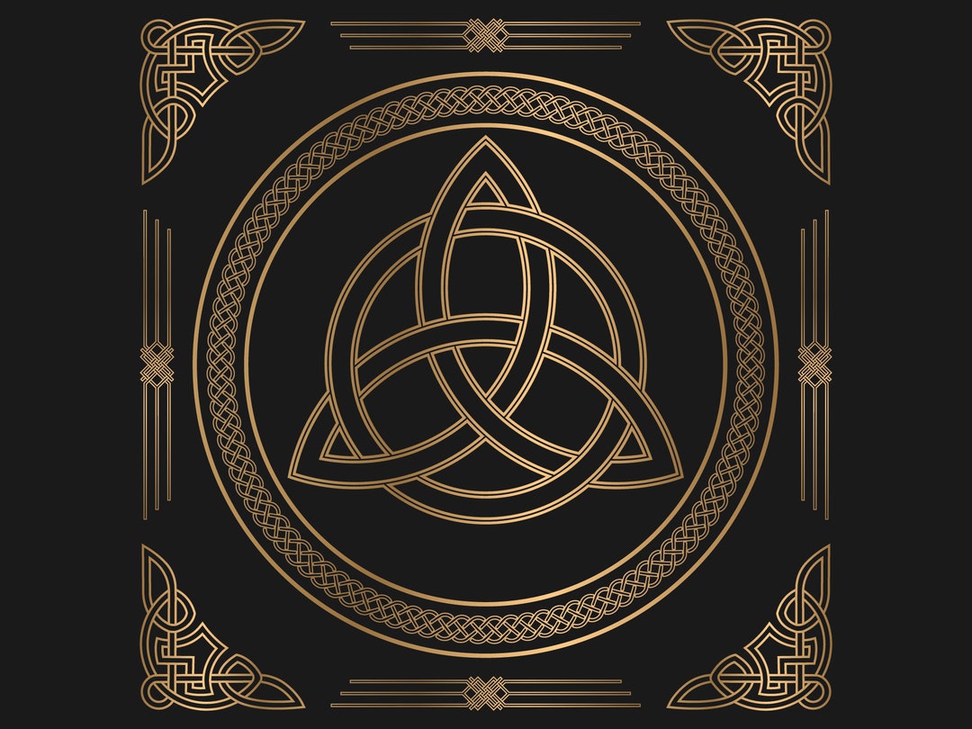 The Triquetra. Celtic Knot. Celtic Design. Clipart. Wall and Print Art ...