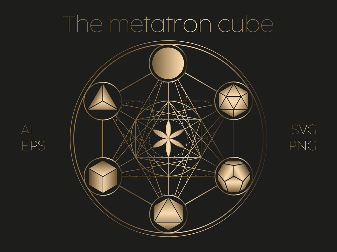 The Metatrone Cube. Sacred Geometry. Ai EPS SVG PNG - Etsy