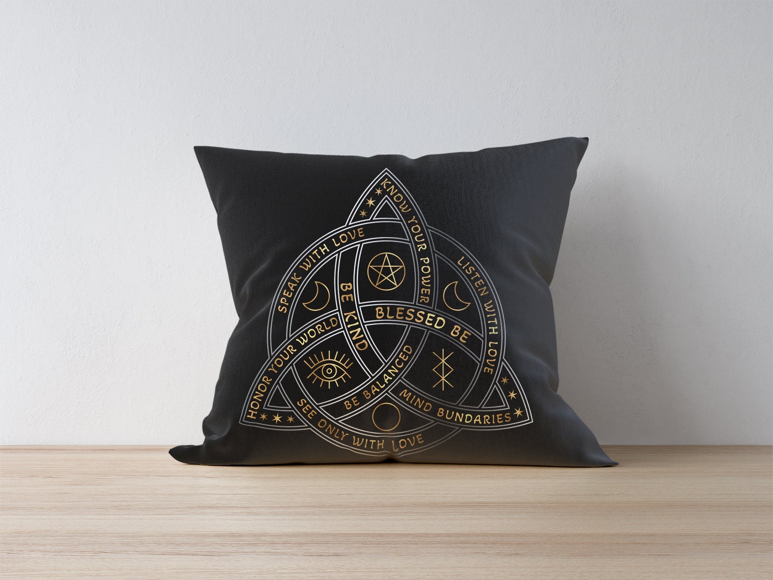 The Triquetra With Affirmations SVG. Celtic Knot. Celtic Design ...