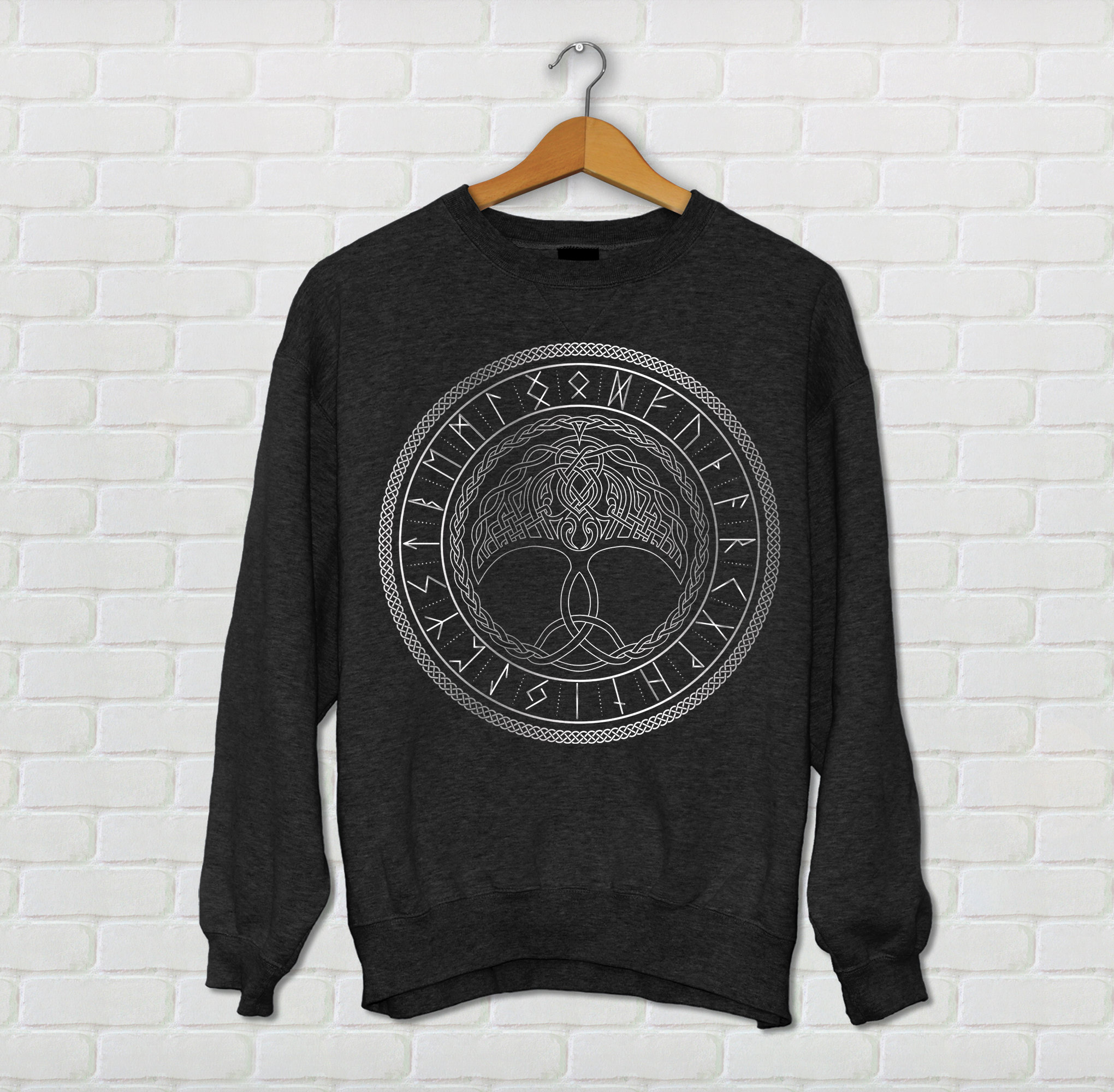 Yggdrasil in a Runic Circle. Tree of Life. Wall and Print Art. - Etsy