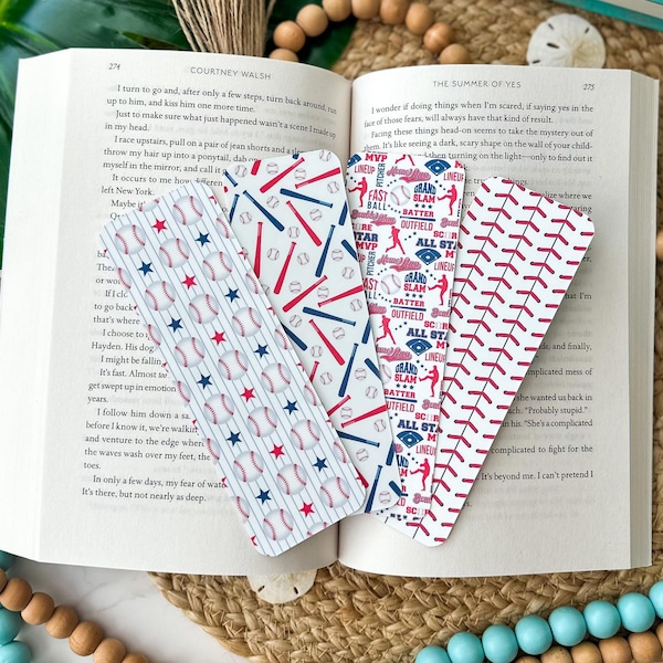 Baseball Bookmark - Etsy
