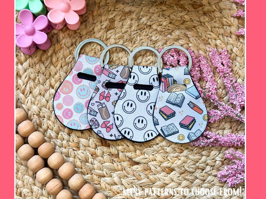 Coin Holder Keychain | Back to School Teacher Gift | Grocery Store Coin ...