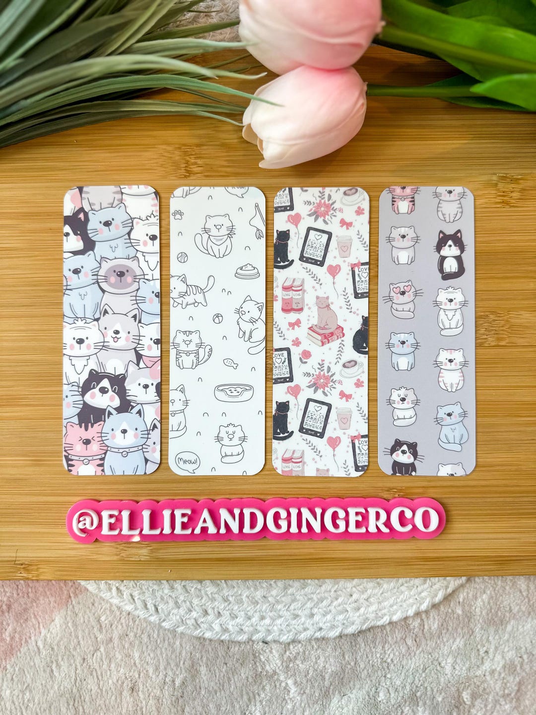 Cute Cat Bookmarks Collection | Handmade Matte Laminated Bookmarks ...