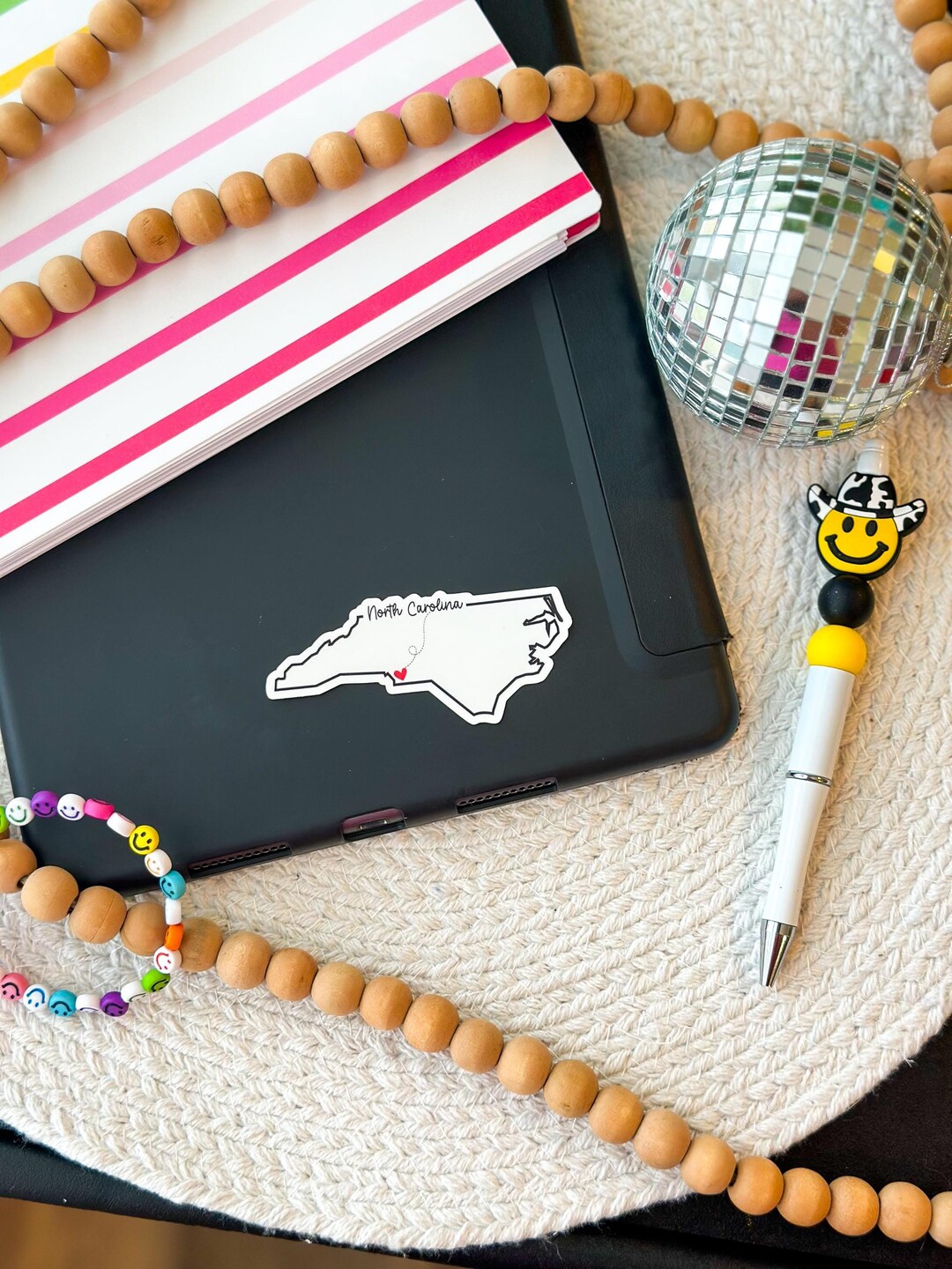 North Carolina Sticker | Custom State Sticker | Glossy Water Resistant ...