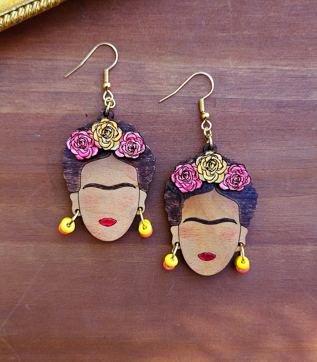 Frida Kahlo Inspired Earrings, Artist - Etsy