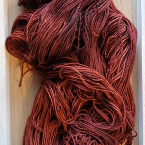 Limberlost: Hand-dyed Rust Orange Yarn. Spice. Clay. Umber. - Etsy
