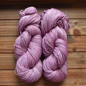 Cherry Blossom: Pastel Pink Yarn. Hand-dyed Wool Yarn. Tonal Pink Yarn ...