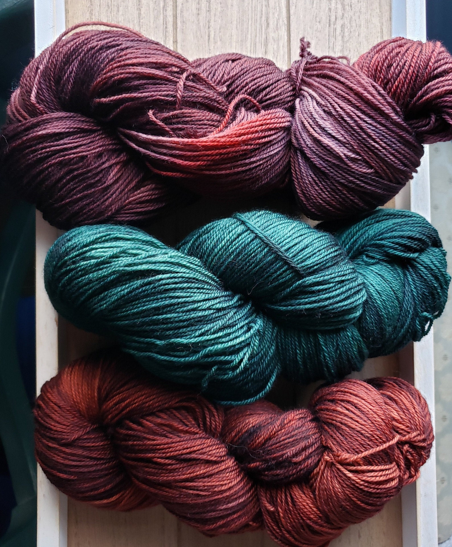 Limberlost: Hand-dyed Rust Orange Yarn. Merino Wool Nylon | Etsy