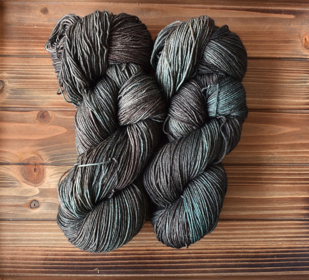 Cedar Bluffs: Variegated. Olive. Chestnut. Hand-dyed Wool Yarn. Tonal ...