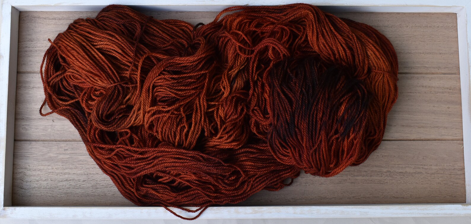 Limberlost: Hand-dyed Rust Orange Yarn. Spice. Clay. Umber. - Etsy