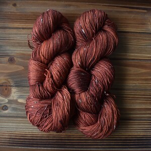 Limberlost: Hand-dyed Rust Orange Yarn. Spice. Clay. Umber. Copper ...