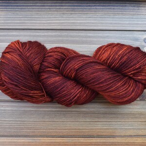 Limberlost: Hand-dyed Rust Orange Yarn. Spice. Clay. Umber. Copper ...