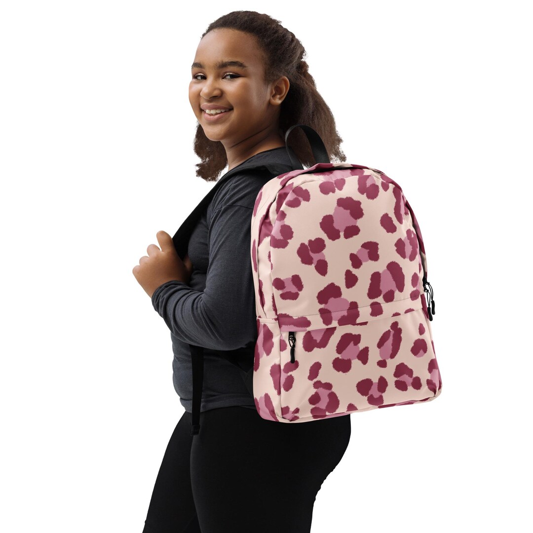 Cheetah Print Backpack Animal Print Back Pack Cheetah Bookbag Cheetah ...