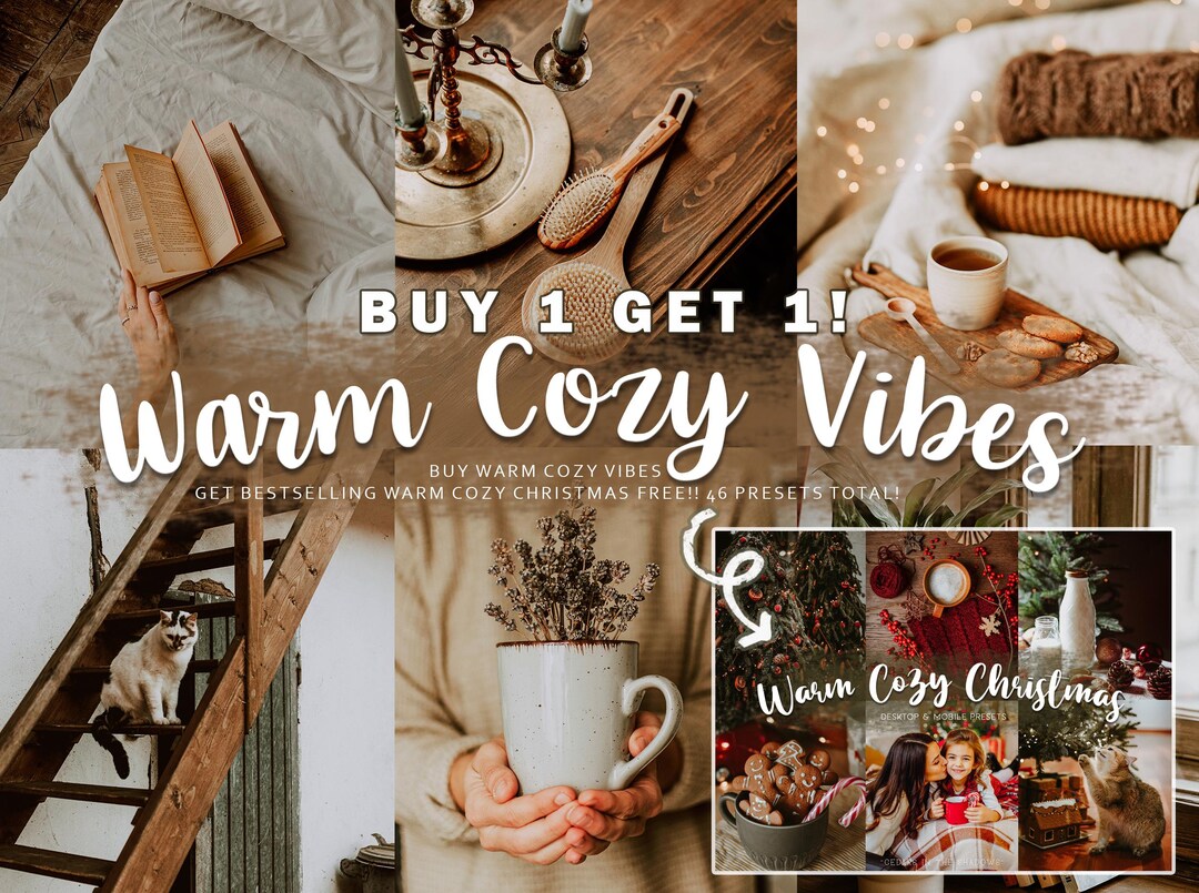 Warm & Cozy Lightroom Mobile Preset, Desktop Preset, Warm Preset ...