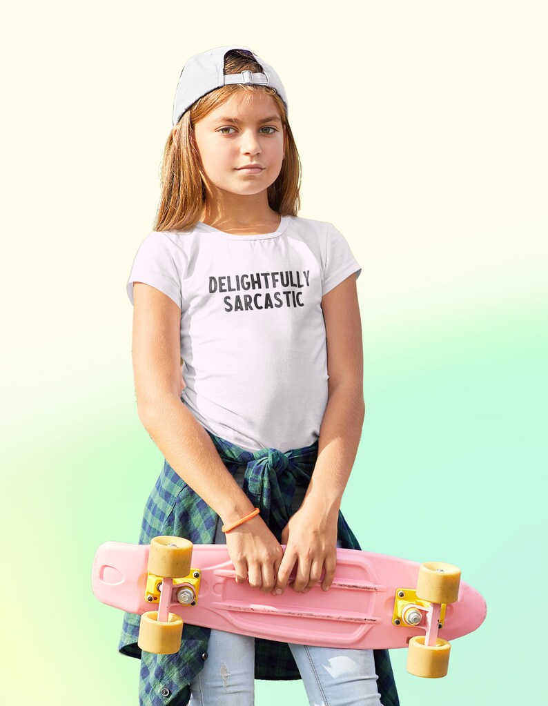 Delightfully Sarcastic Pre Teen Tee, Tween Boy Shirt, Emo Kid Gift ...
