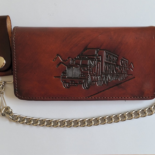 Trucker Wallet - Etsy