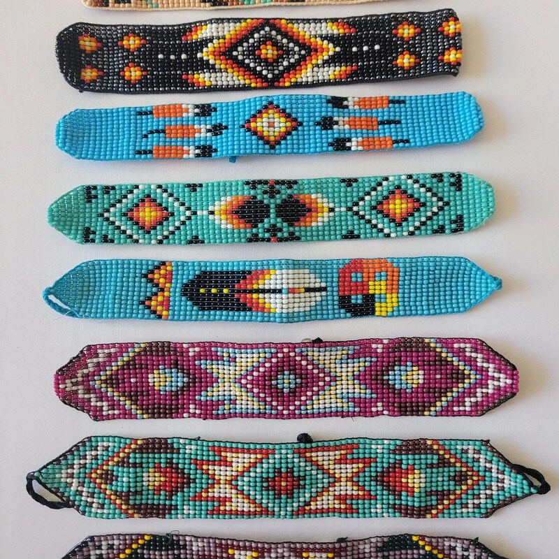 Native American Beaded Bracelets - Etsy