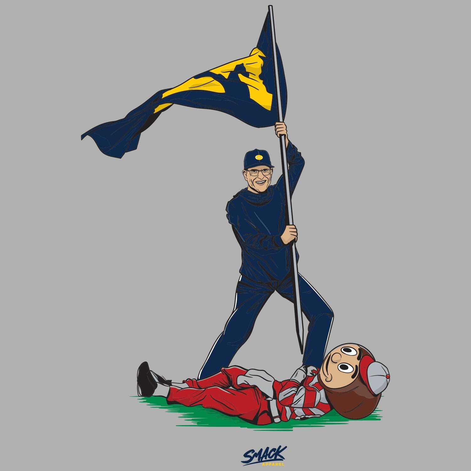 Plant the Flag anti-ohio State T-shirt for Michigan College Fans - Etsy