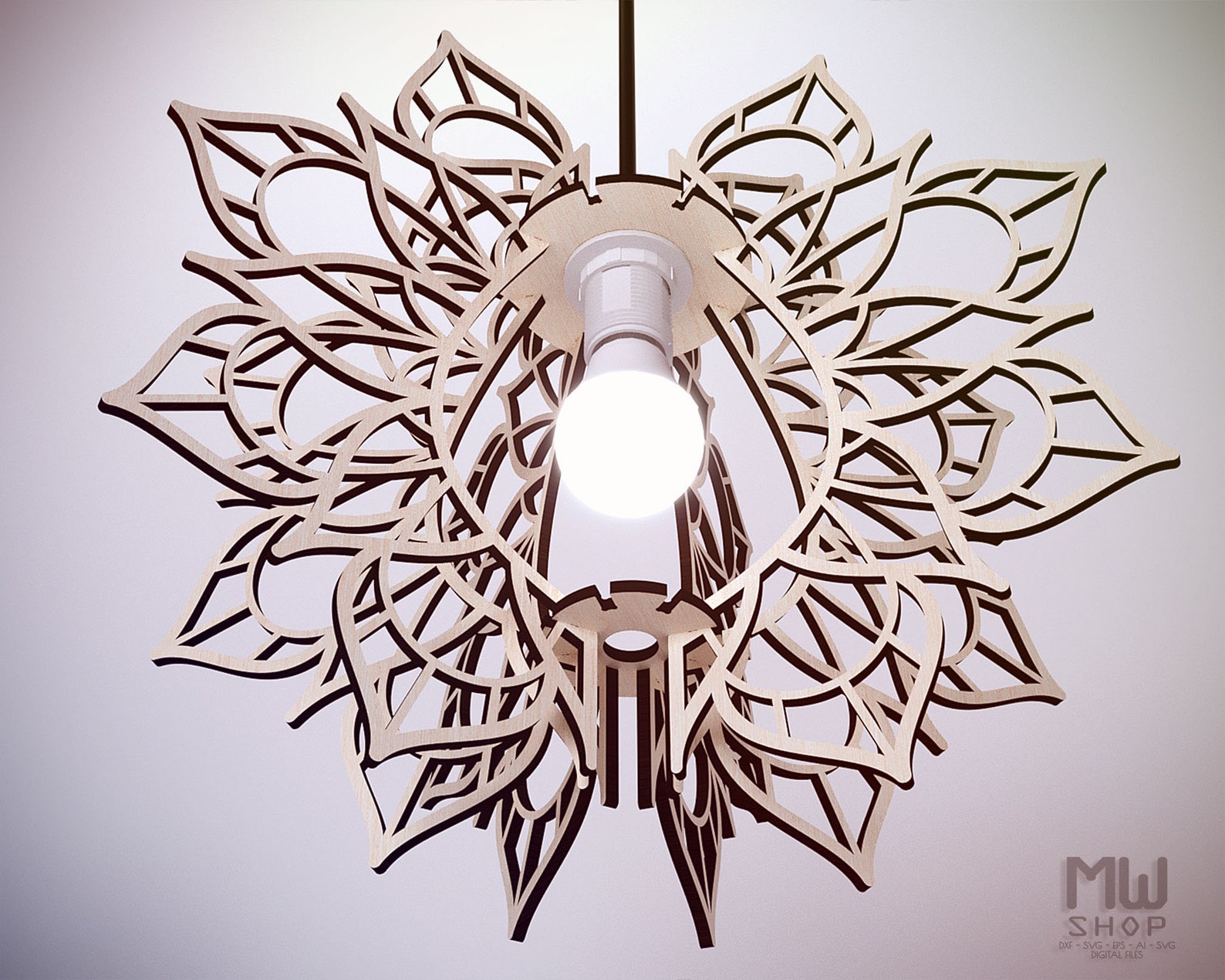 L02 Lampe DXF fichier pour laser cut et routeur CNC Laser | Etsy