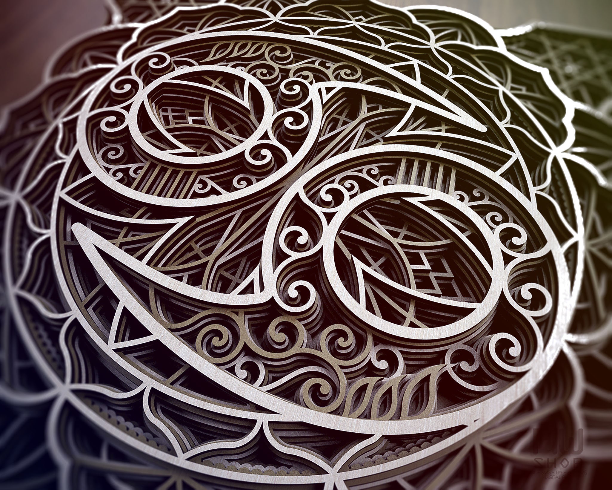 Cancer Zodiac Sign Multilayer Cancer Mandala Cancer DXF | Etsy