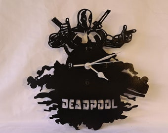 Deadpool Wall Clock - Etsy