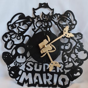 Super Mario Clock - Etsy