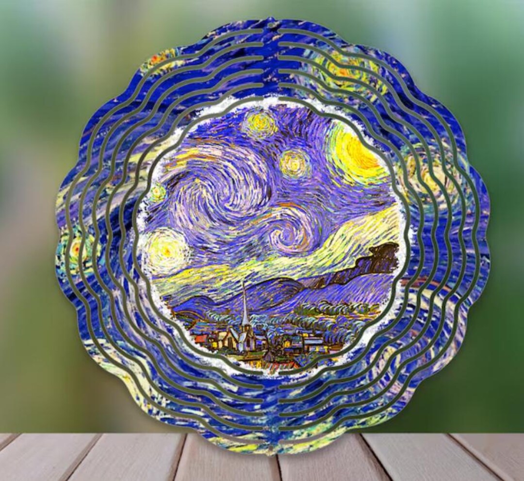 The Starry Night Wind Spinner Van Gogh 8inch - Etsy