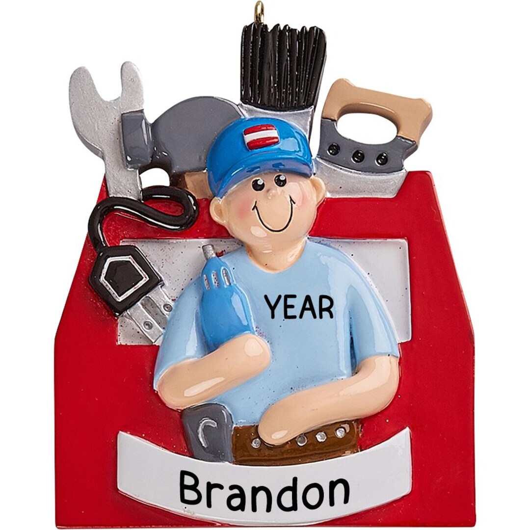 Personalized Construction Christmas Ornament Custom Gifts for ...
