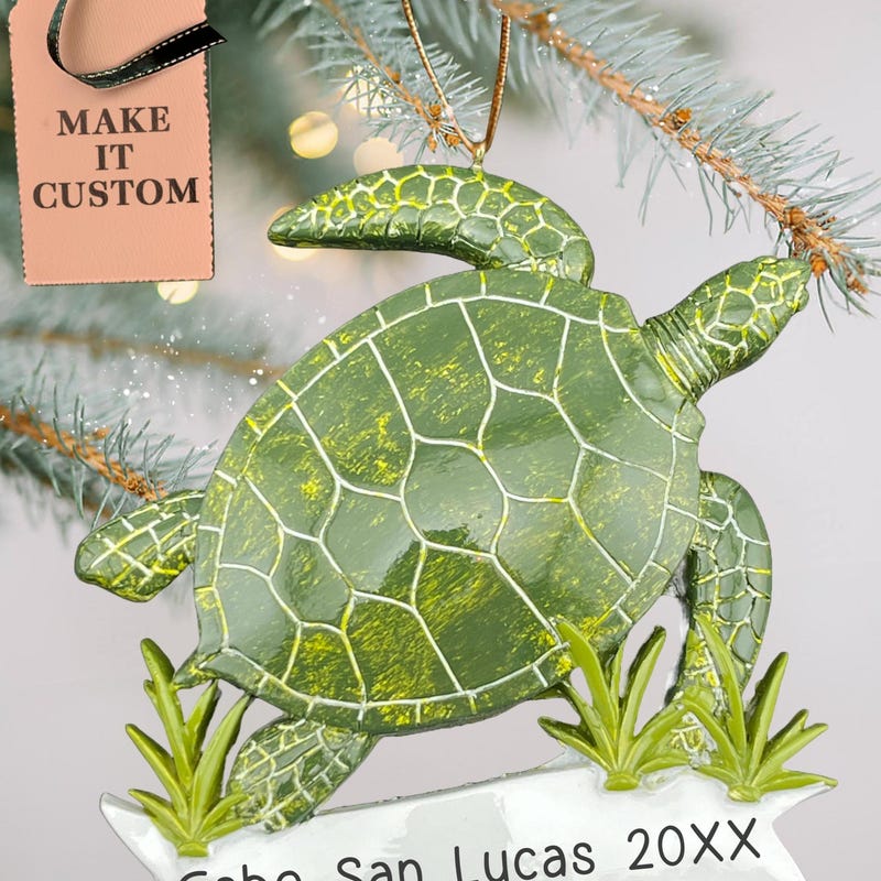 Turtle Decoration - Etsy