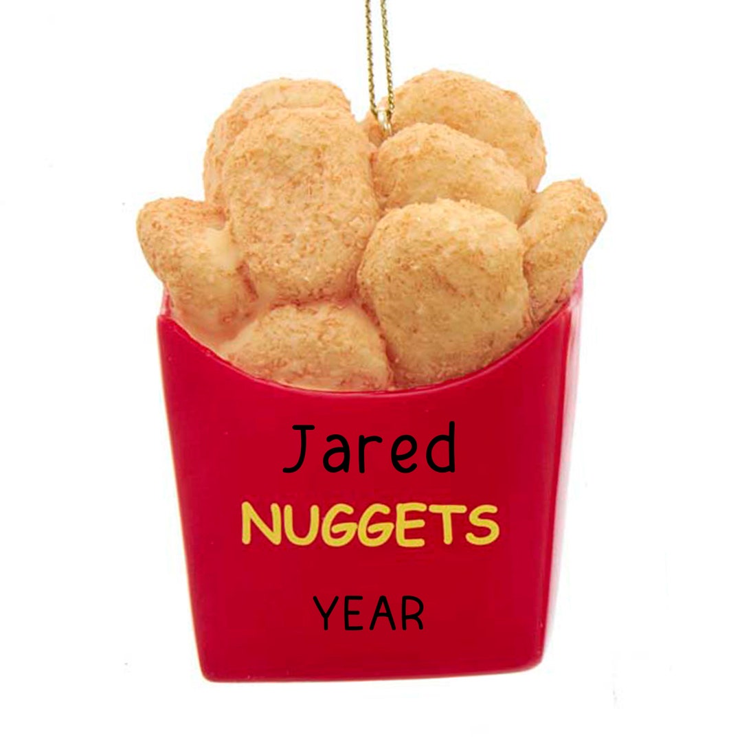 Personalized Chicken Nuggets Ornament Custom Fast Food Christmas Tree ...