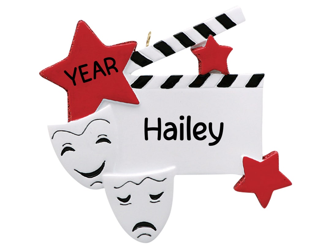 ORNAMENT FOR ACTOR Custom Drama Ornament Gift Ideas for Actor Actress ...