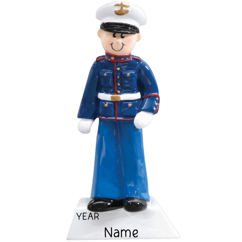 Personalized US Marines Ornament • Custom Marine Corps Christmas Gift ...