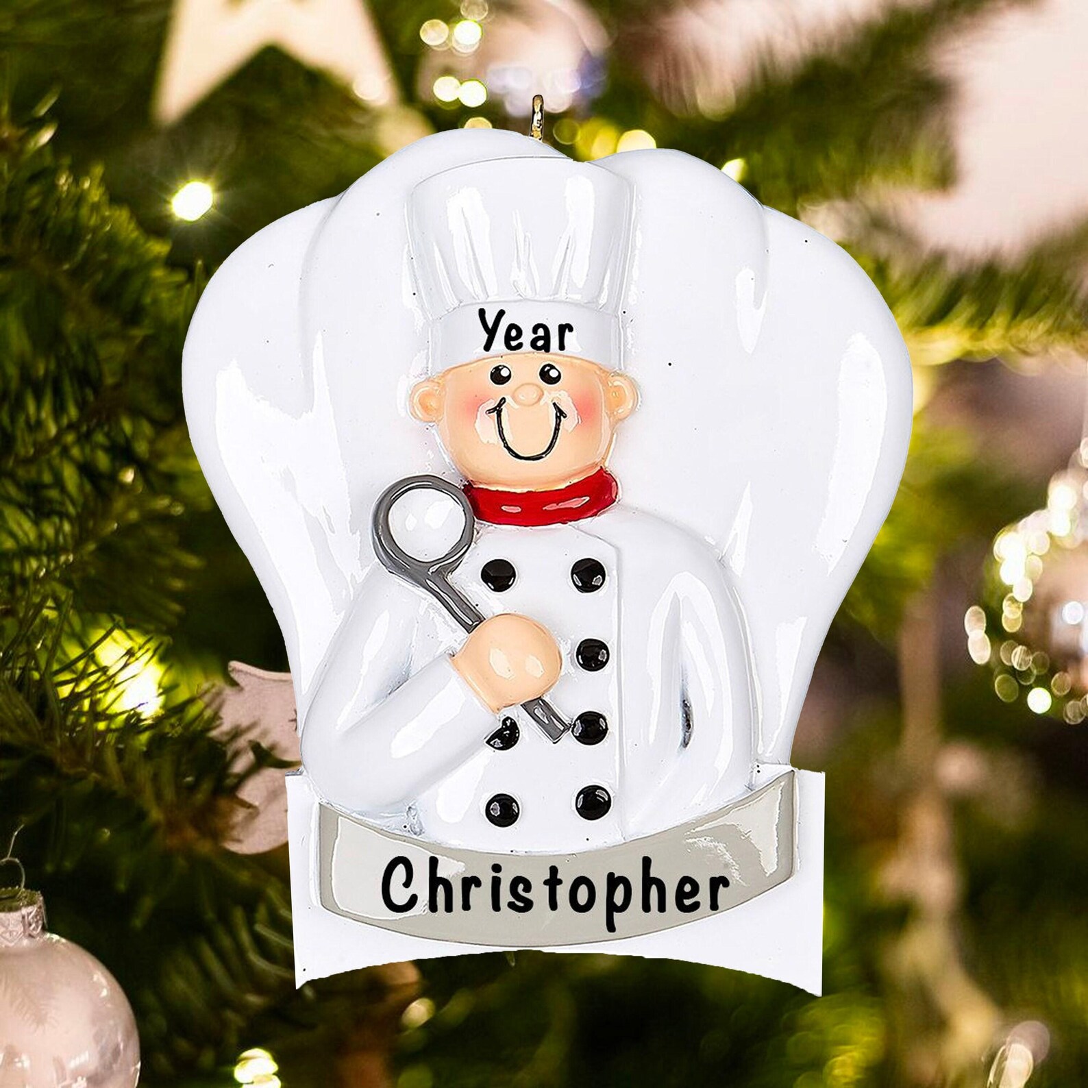 Personalized Chef Christmas Ornament • Cooking Gifts for Chef • Baker ...