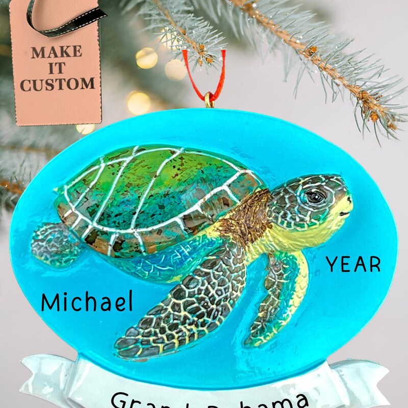 Turtle Ornament - Etsy