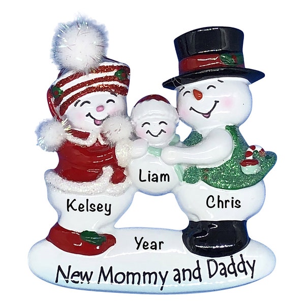Wooden Snowman Family - Etsy