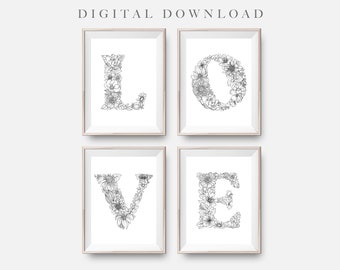 Modern Word Art | Etsy