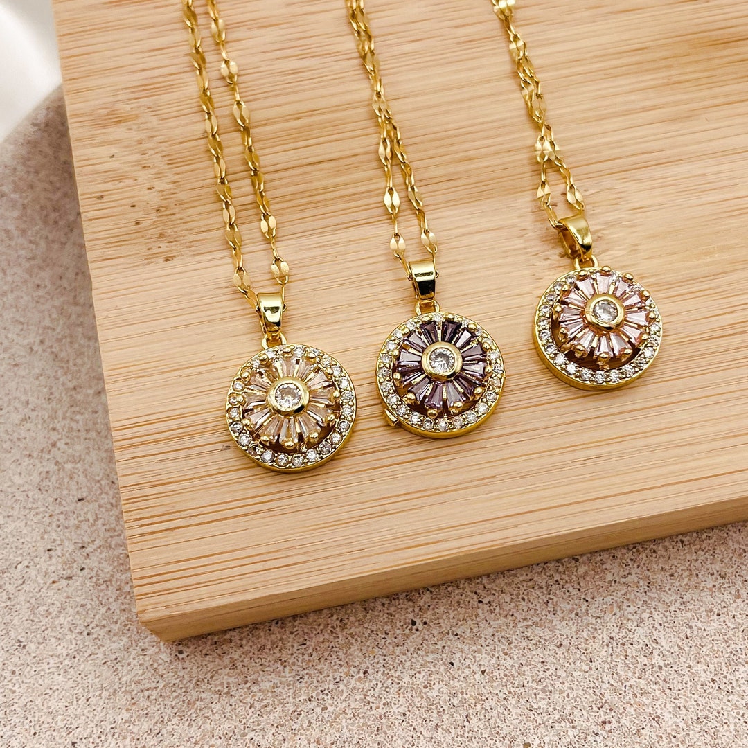 Worry Necklace, Spinner Necklace, Rotating Necklace, Anxiety Necklace ...