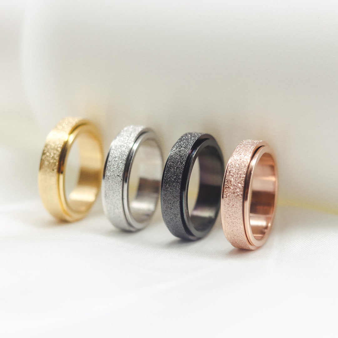 Spinner Ring, Rotating Ring, Meditation Ring, Anxiety Ring, Exams ...