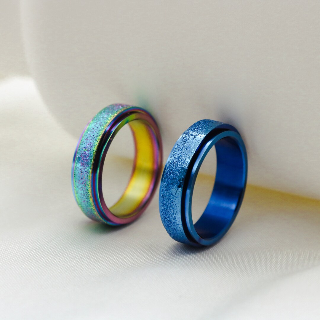 Anxiety Ring, Worry Ring, Meditation Ring, Anxiety Ring, Exams Fidget ...